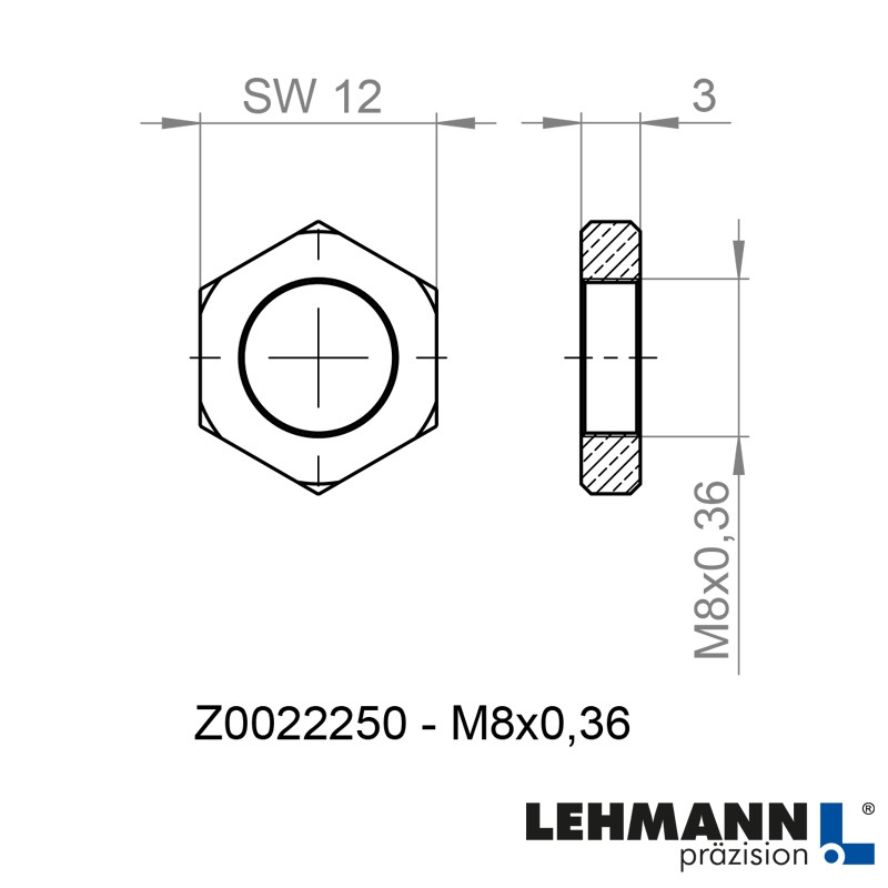 Feingewinde-Kontermutter